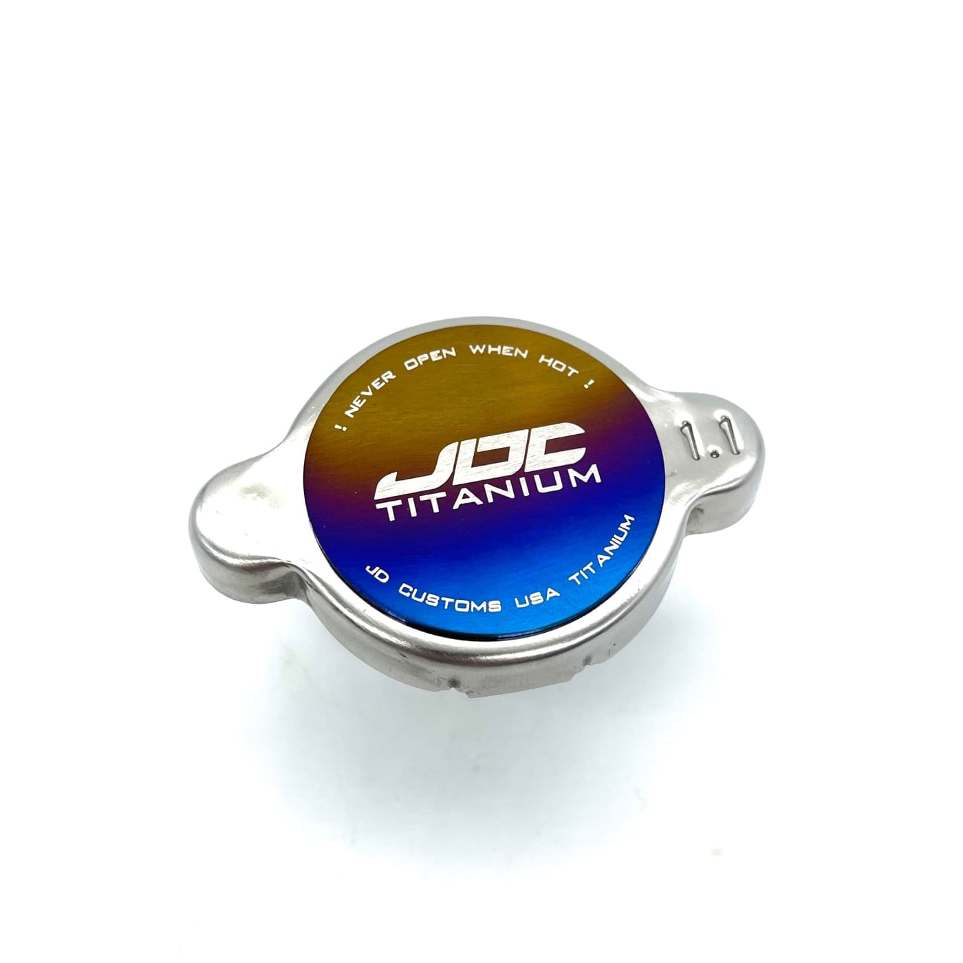 Blackline Performance - JDC Titanium Radiator Cap Plaque